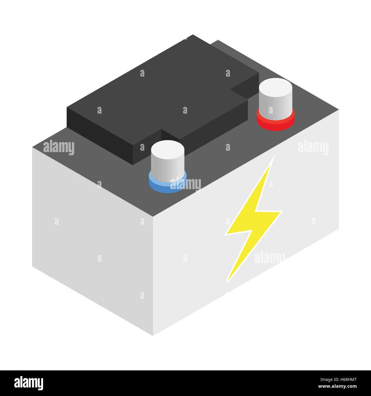 Car battery icon isometric 3d hi-res stock photography and images - Alamy