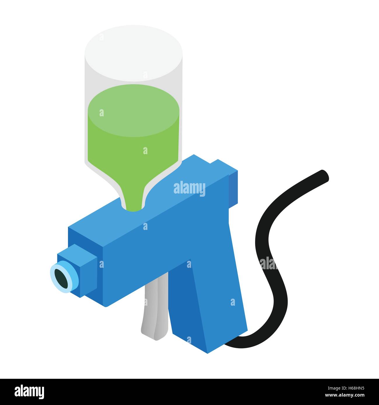 Spray gun isometric 3d icon Stock Vector Image & Art - Alamy