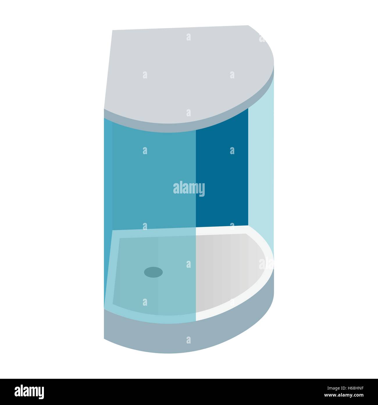 Furniture shower cabin icon Stock Vector Images - Alamy