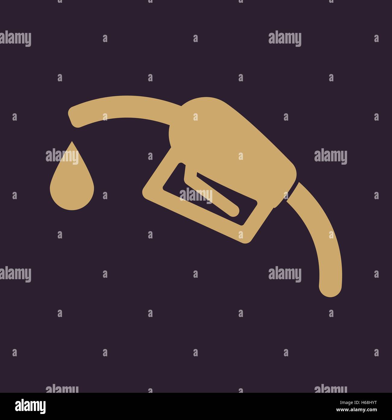 The gas station icon. Gasoline and diesel fuel symbol. Flat Stock ...
