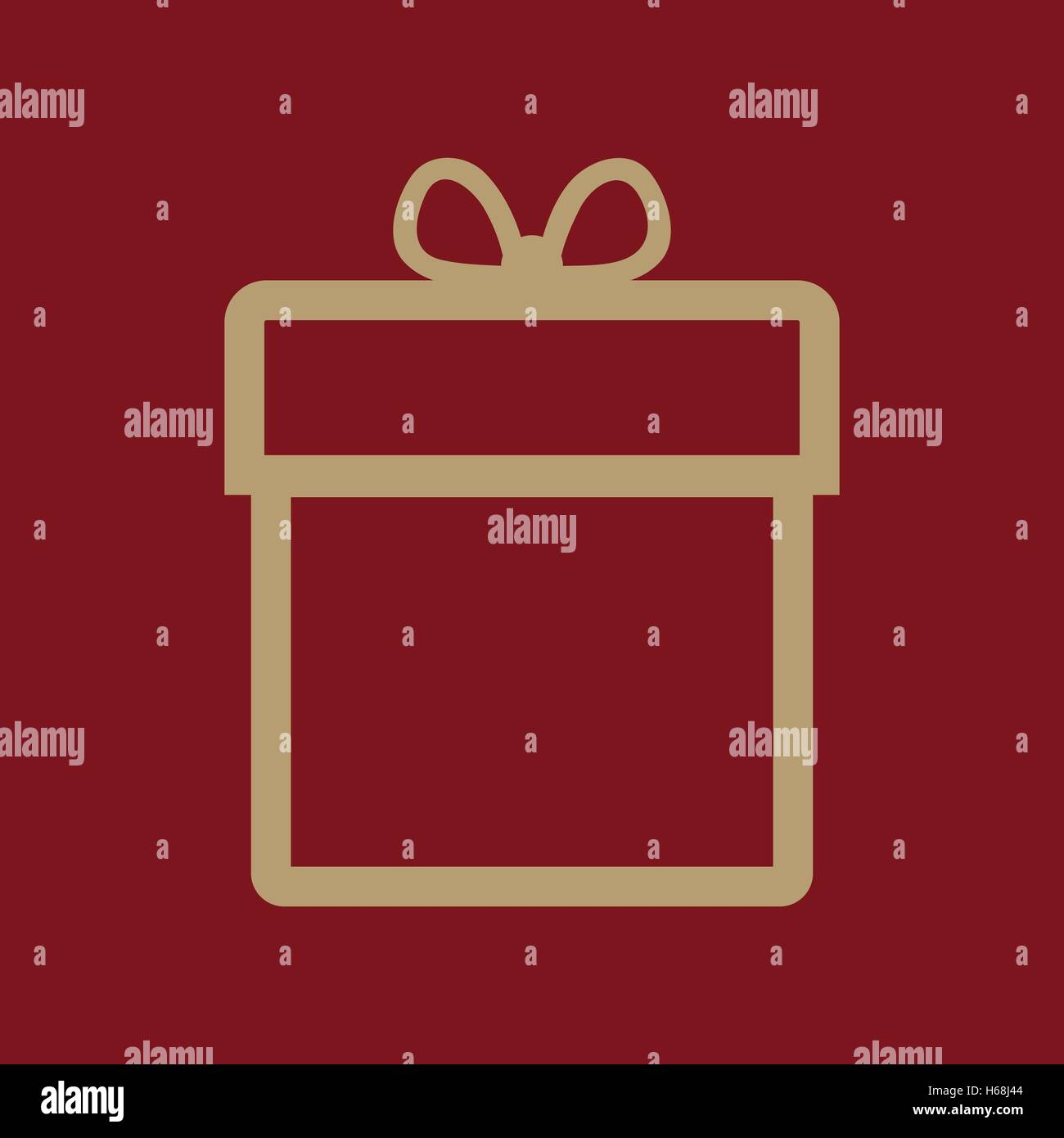 Gift box icon. Present symbol. Flat Stock Vector Image & Art - Alamy