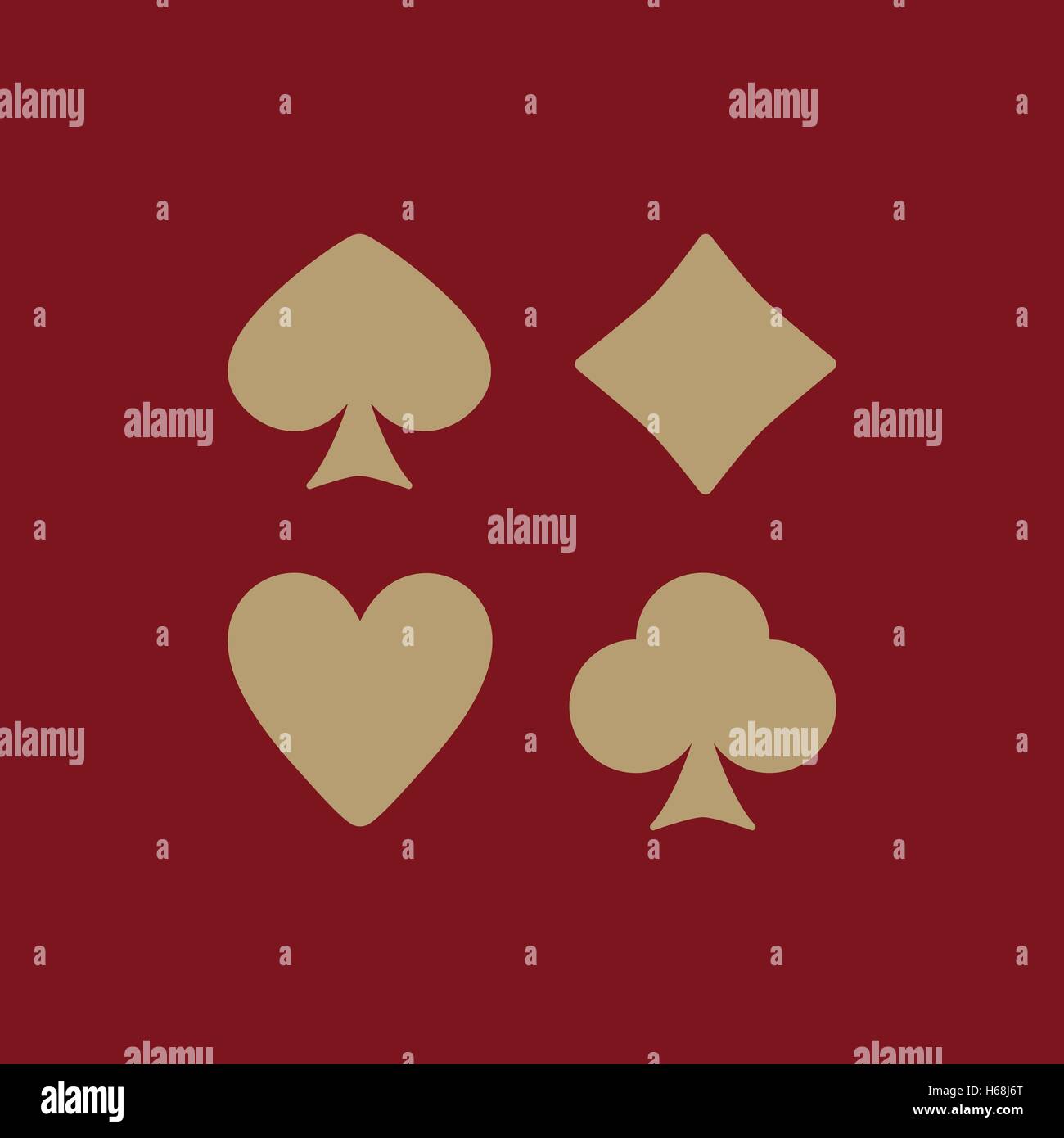 The Playing Card Suit icon Stock Vector Image & Art - Alamy