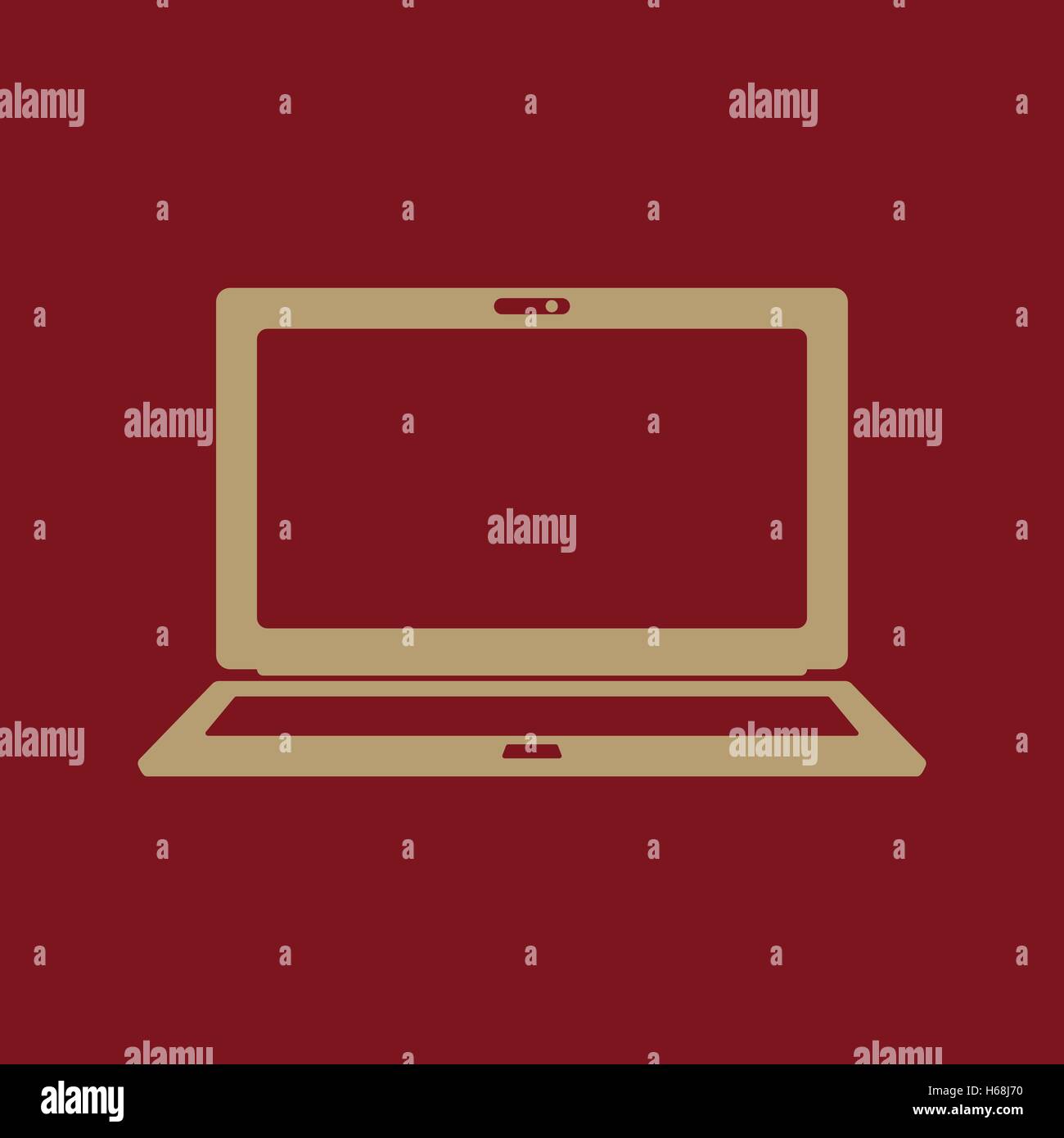 The laptop icon. Notebook symbol Stock Vector Image & Art - Alamy