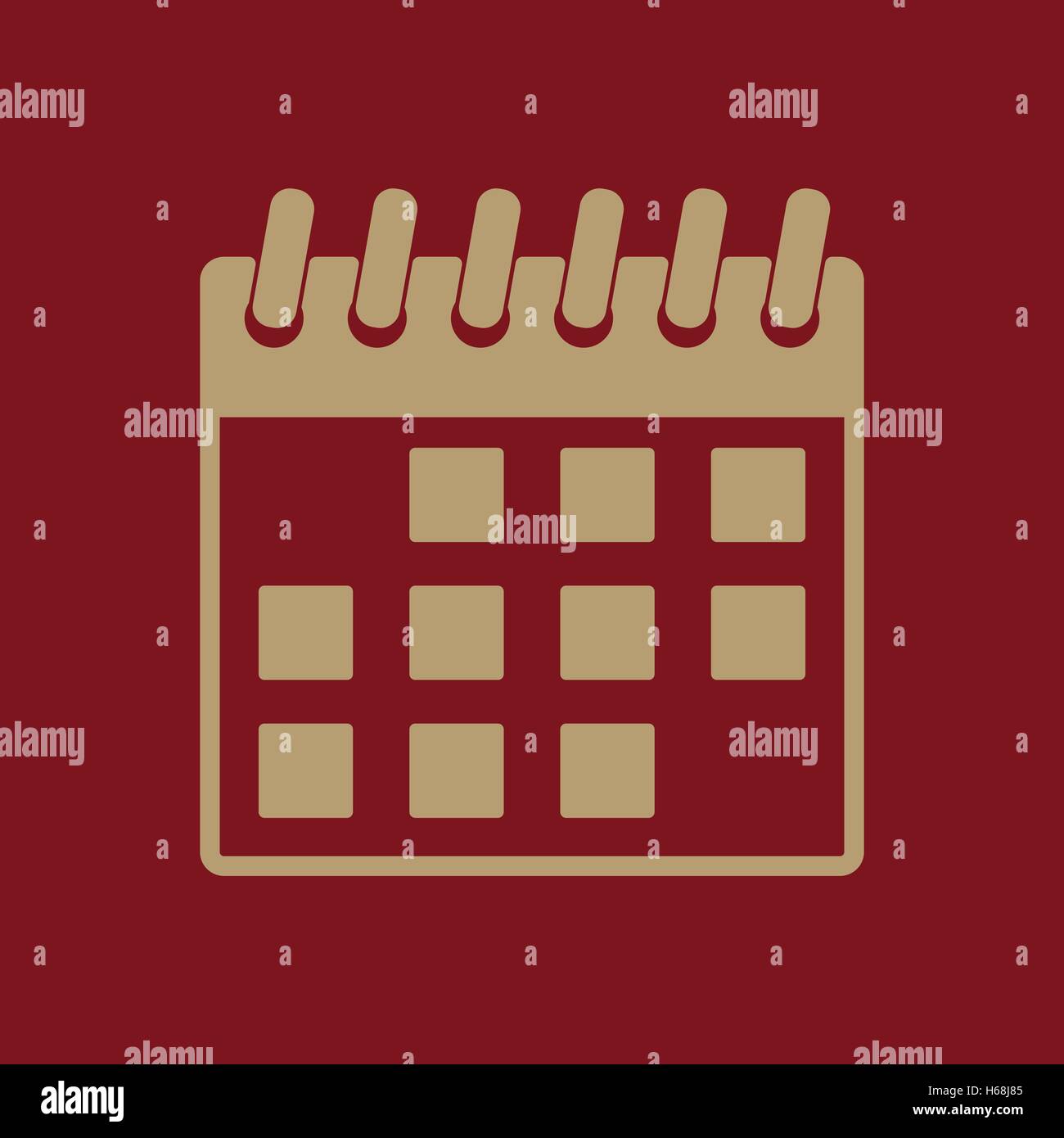 Calendar symbol Stock Vector Images - Alamy