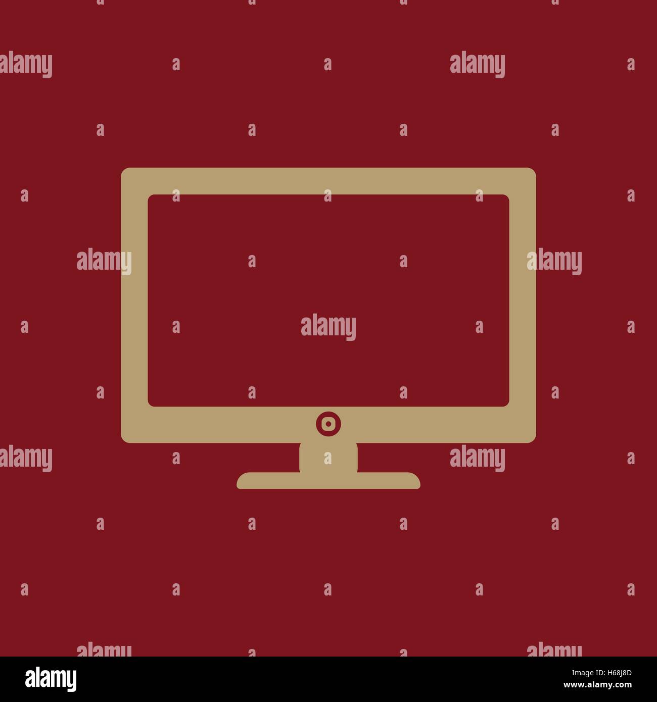 The screen icon. Monitor symbol Stock Vector Image & Art - Alamy