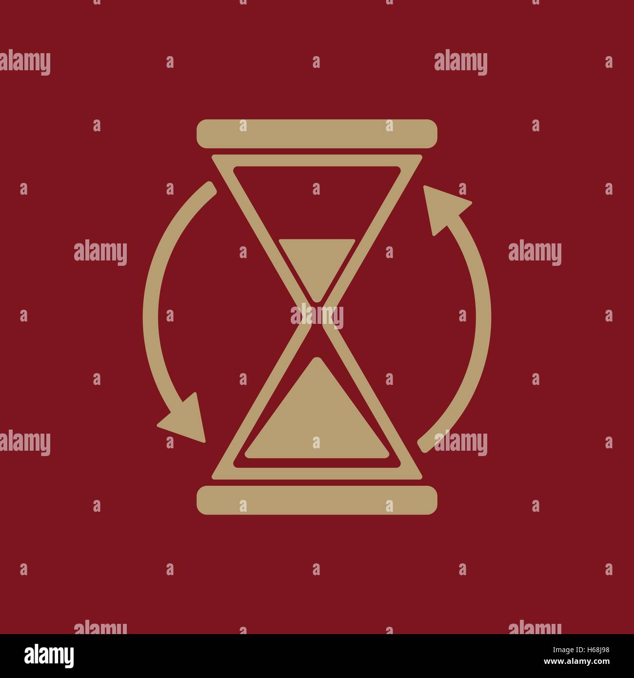 The hourglass icon. Clock symbol Stock Vector Image & Art - Alamy