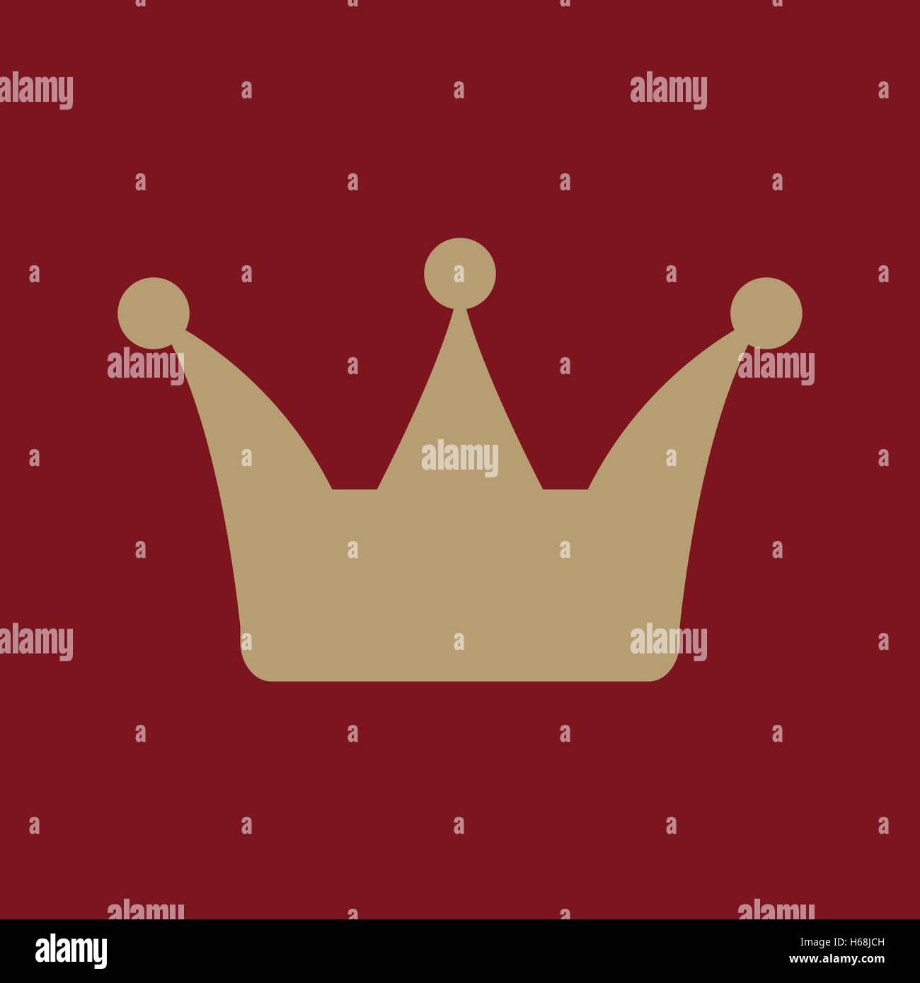 The crown icon. Crown symbol Stock Vector Image & Art - Alamy