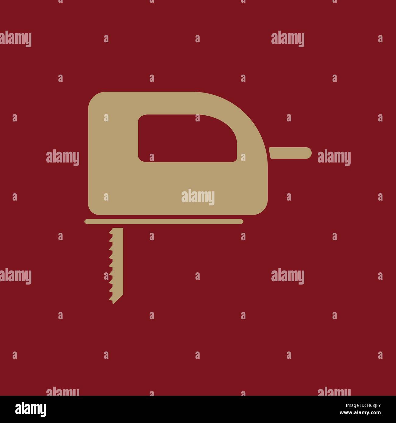 The fretsaw icon. Fretsaw symbol. Flat Stock Vector Image & Art - Alamy