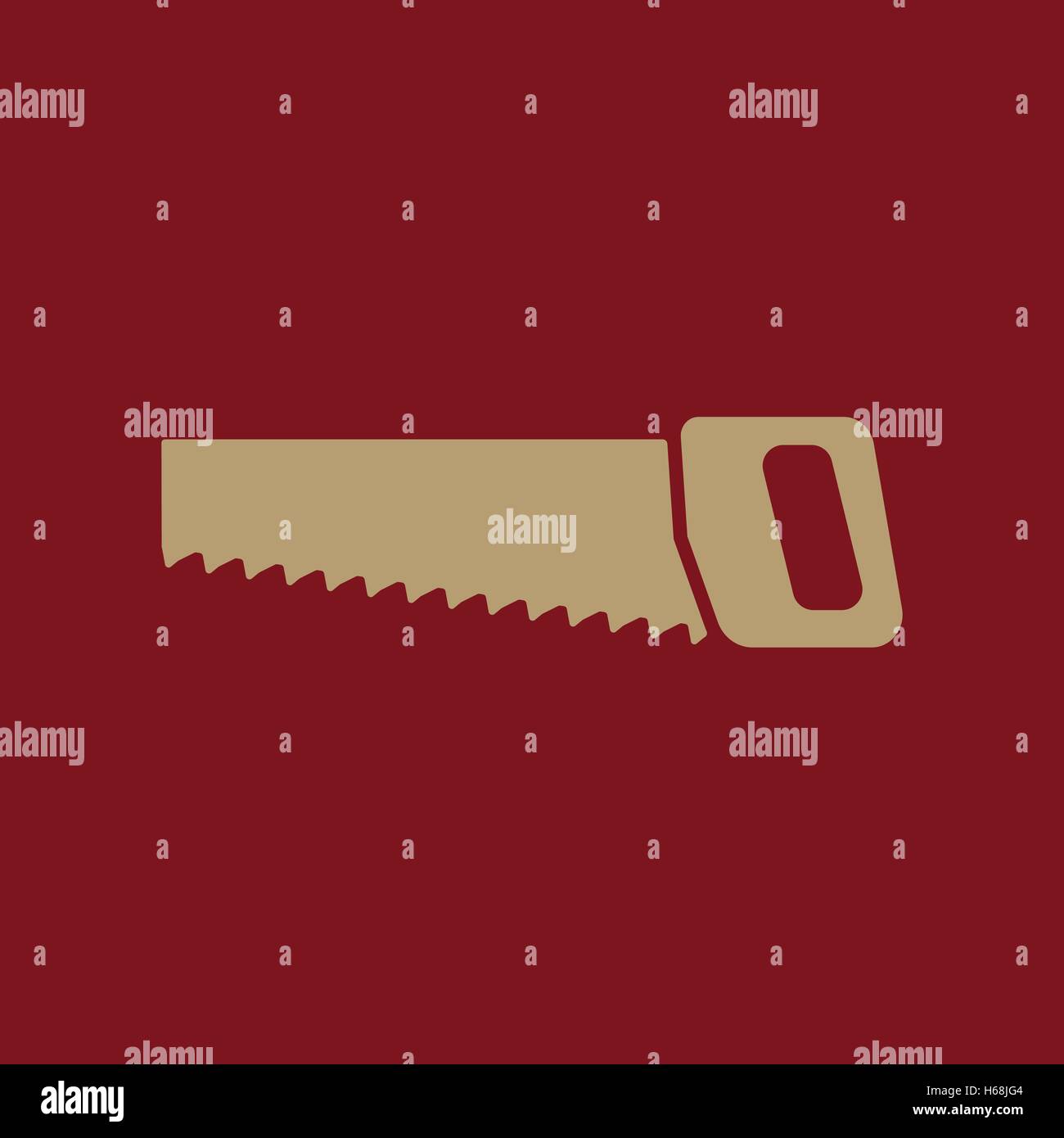 The saw icon. Saw symbol. Flat Stock Vector Image & Art - Alamy