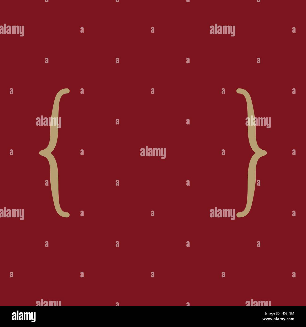 Curly bracket background Stock Vector Images - Alamy