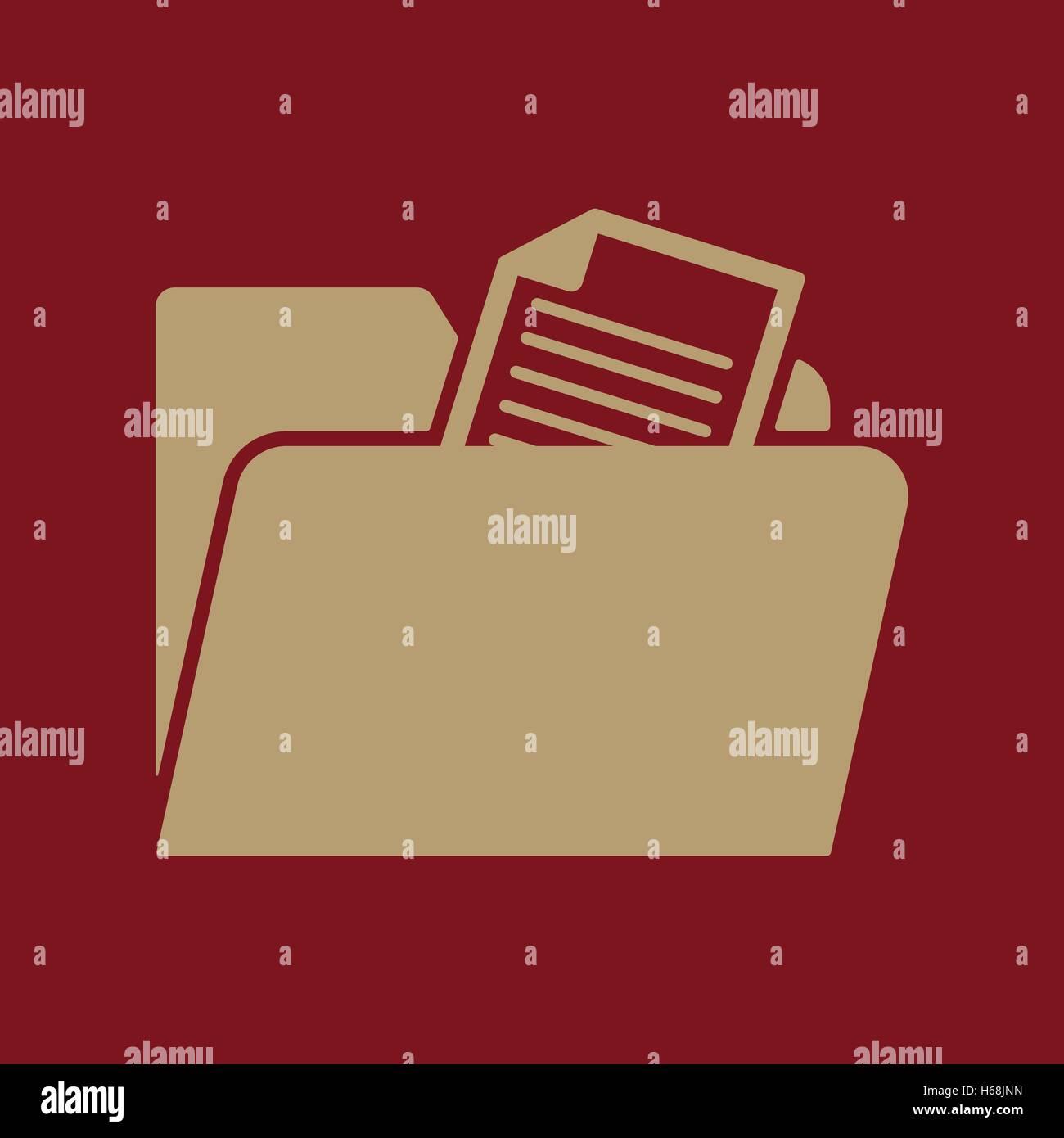 The folder icon. File symbol. Flat Stock Vector Image & Art - Alamy