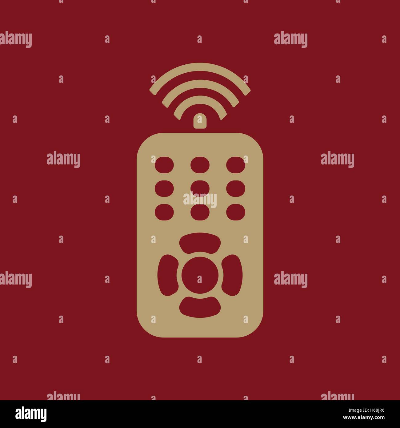 The remote control icon. Remote Control symbol Stock Vector Image & Art ...