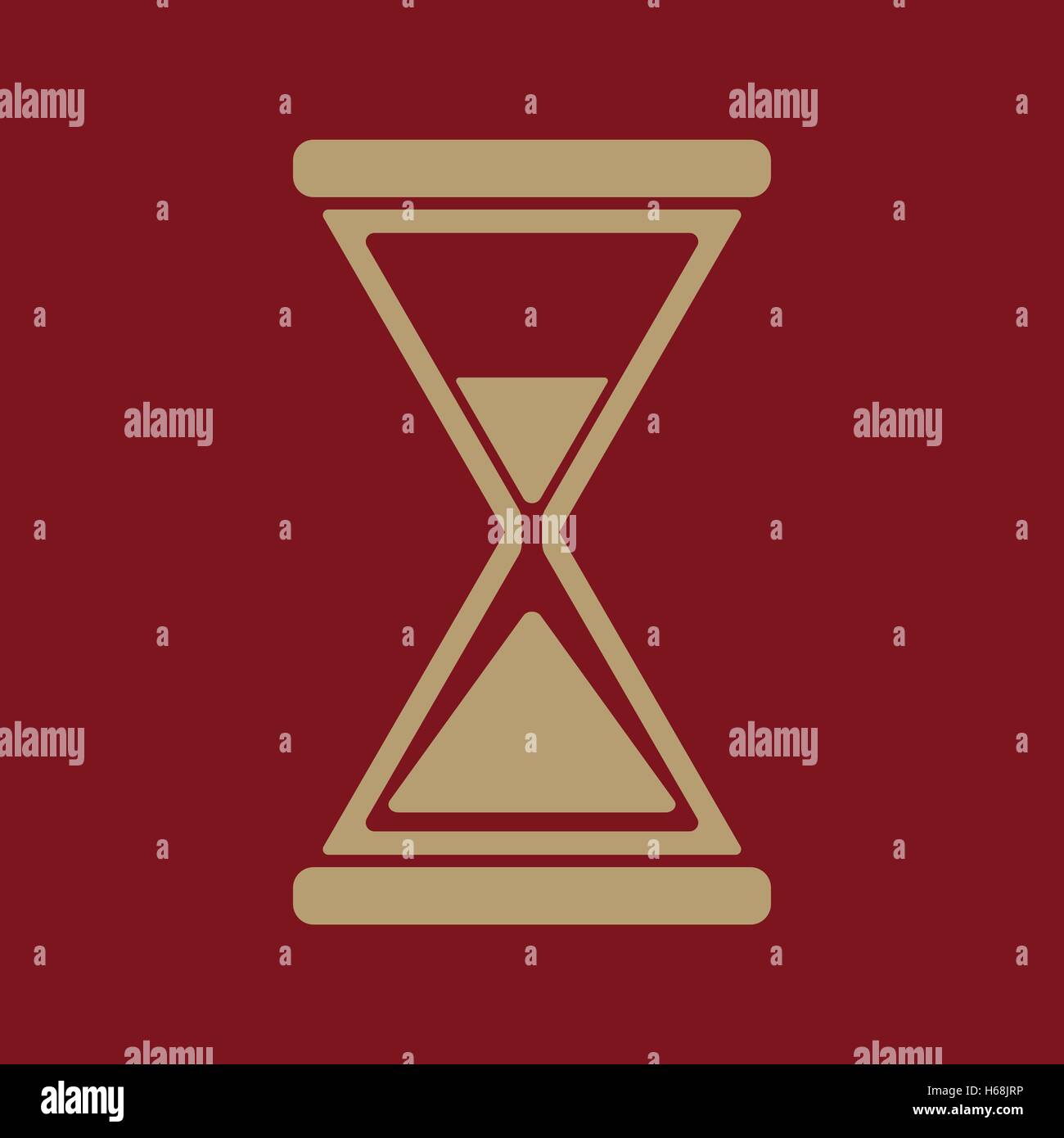 The hourglass icon. Clock symbol. Flat Stock Vector Image & Art - Alamy