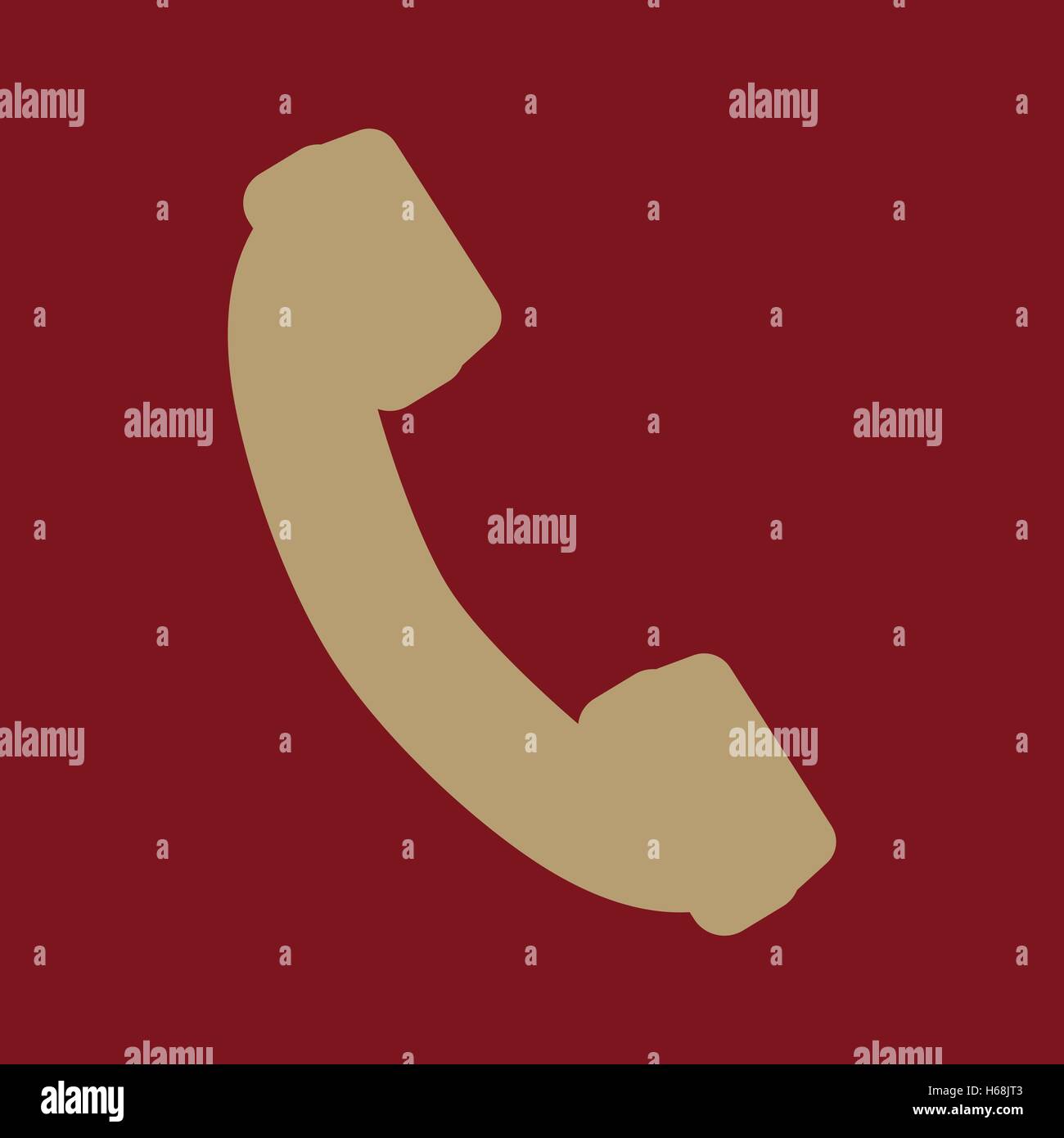 The phone icon. Phone symbol. Flat Stock Vector Image & Art - Alamy