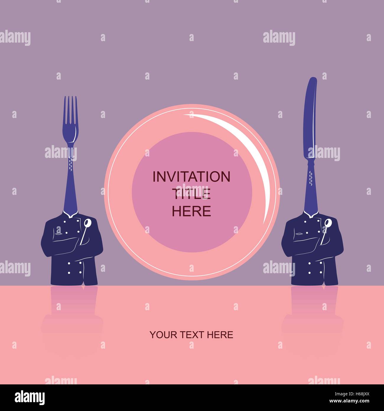 Culinary vector background for cards, menus, invitations Stock Vector ...