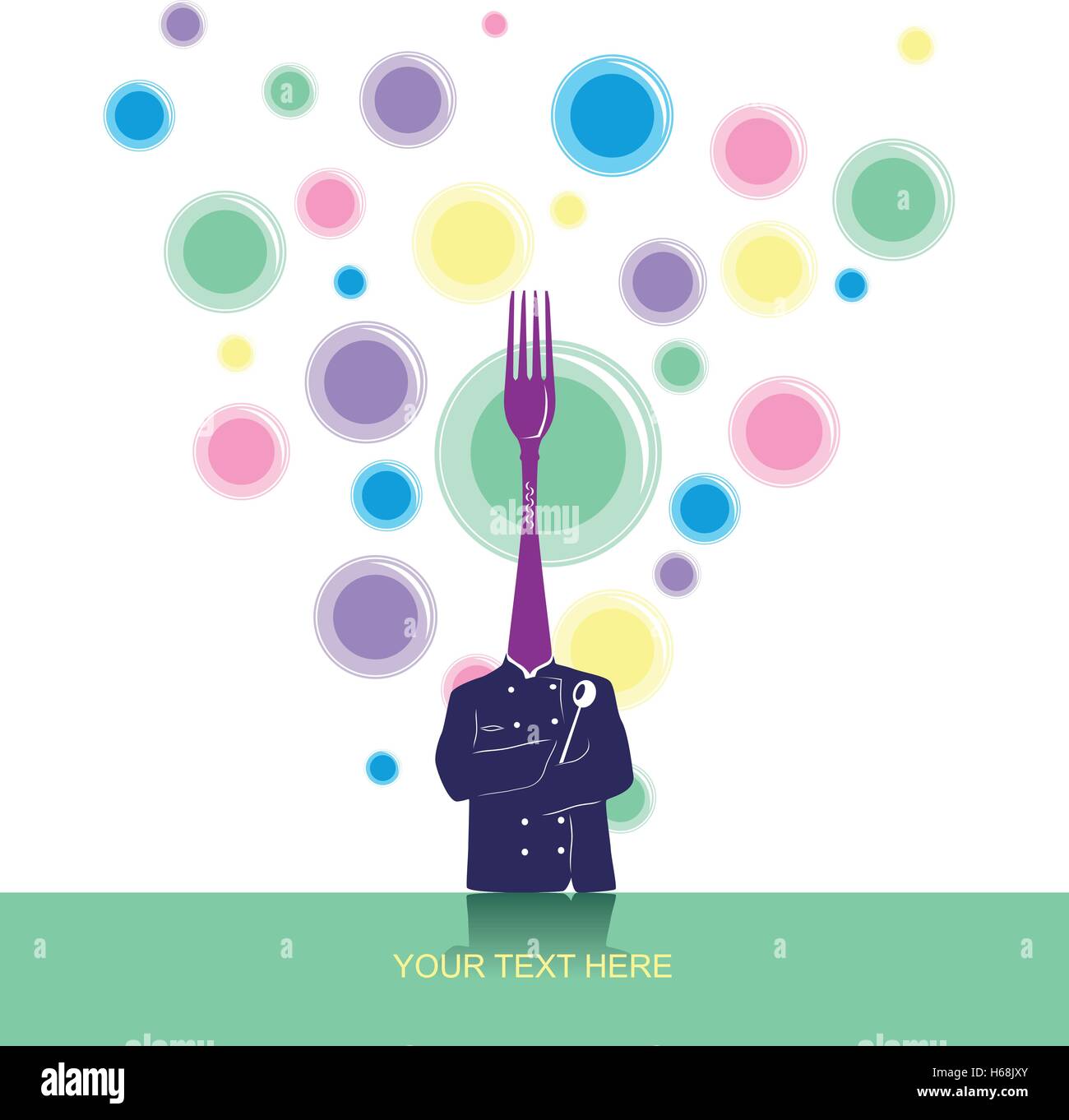 Culinary vector background for cards, menus, invitations Stock Vector ...