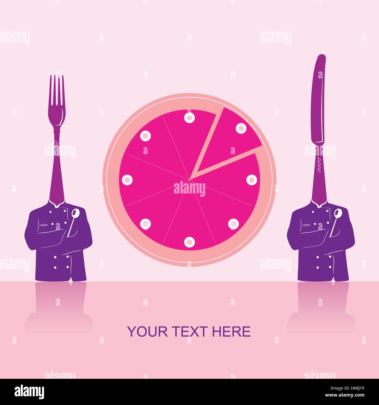 Culinary vector background for cards, menus, invitations Stock Vector ...