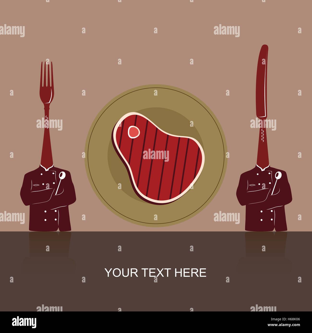 Culinary vector background for cards, menus, invitations Stock Vector ...