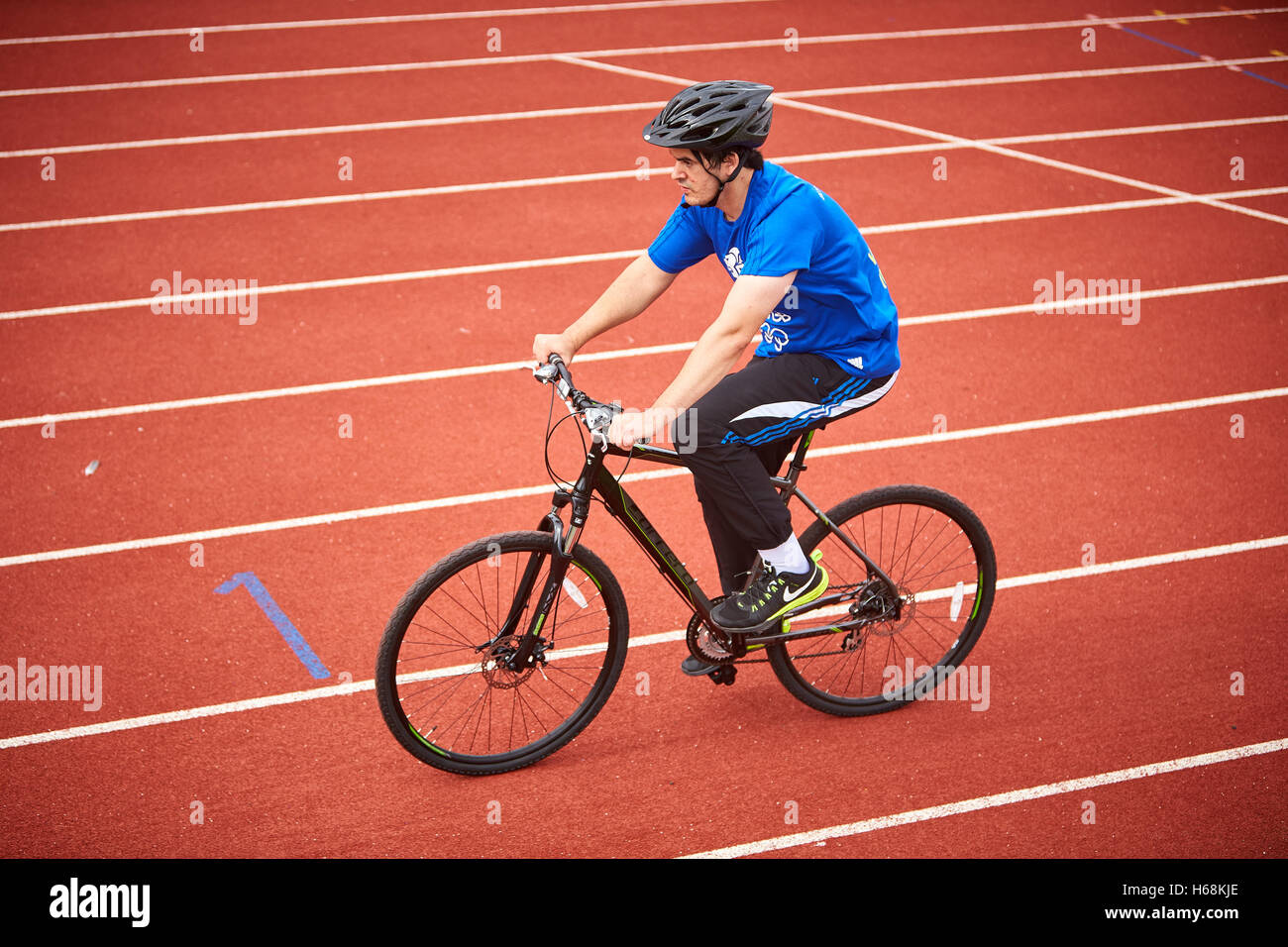 James Bastin, who suffered a brain injury in 2004, undertaking a ...