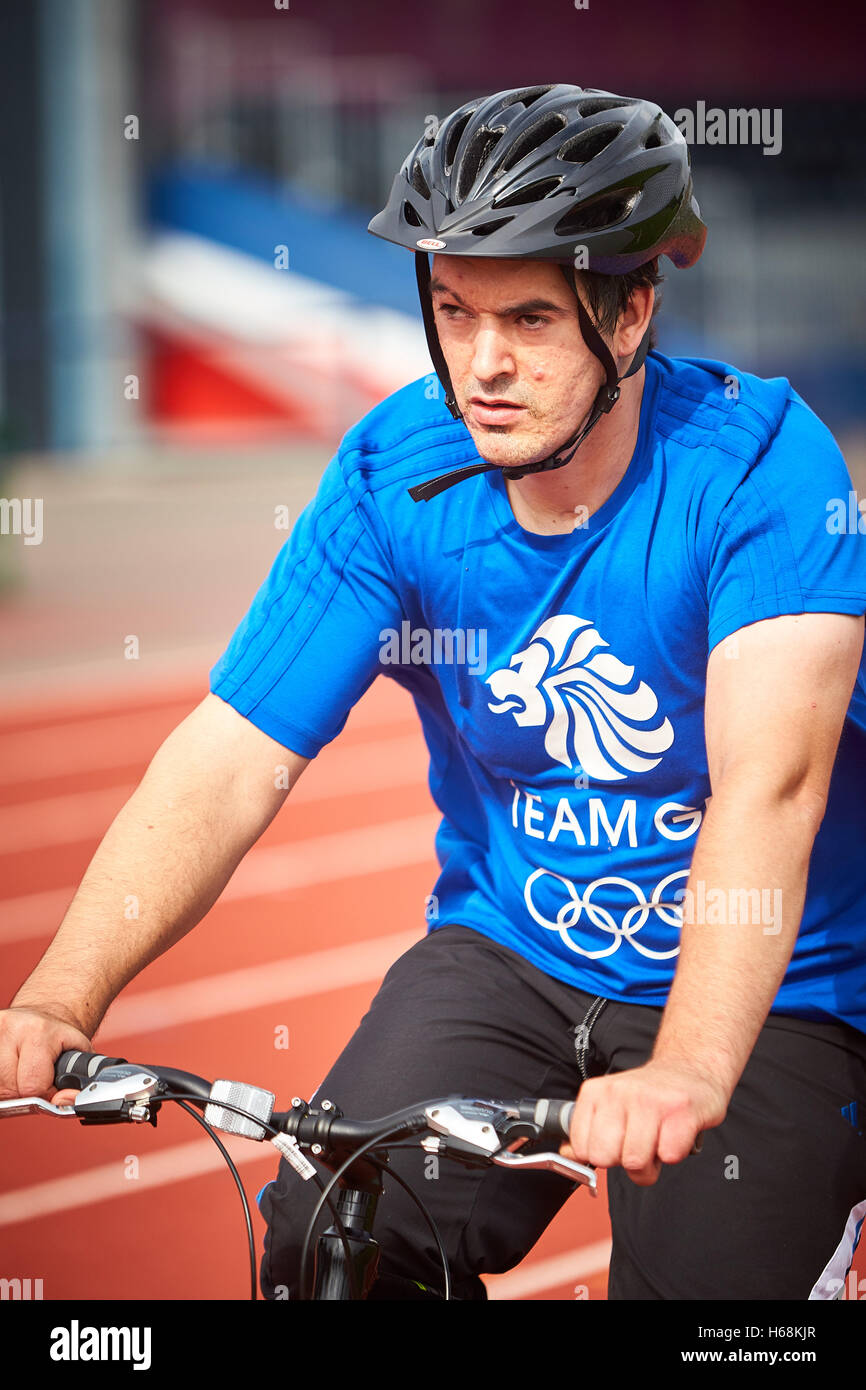 James Bastin, who suffered a brain injury in 2004, undertaking a ...