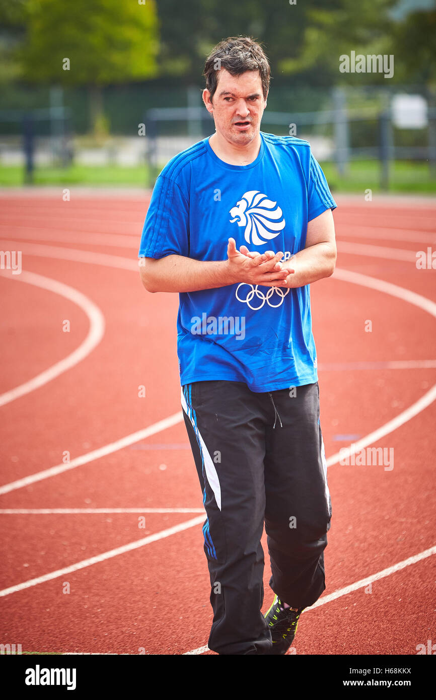 James Bastin, who suffered a brain injury in 2004, undertaking a ...