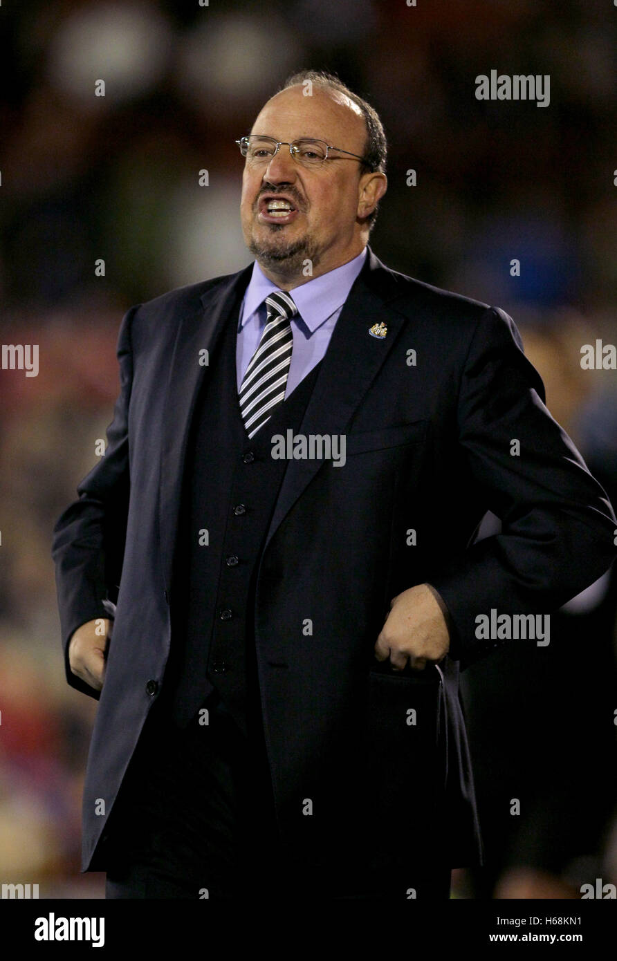 Newcastle United manager Rafael Benitez Stock Photo - Alamy Newcastle United manager Rafael Benitez Stock Photo - Alamy