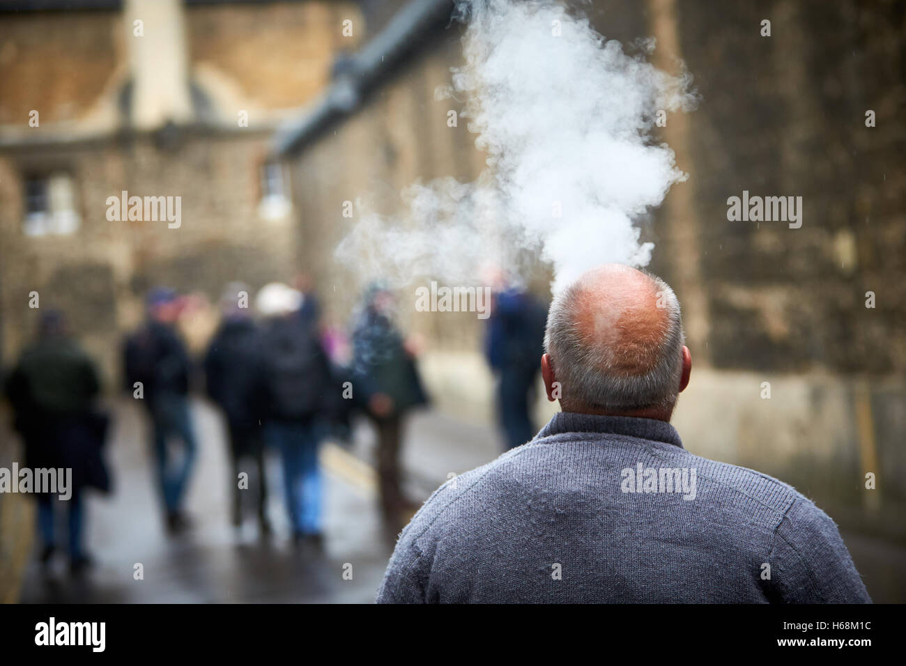 A man vaping Stock Photo - Alamy