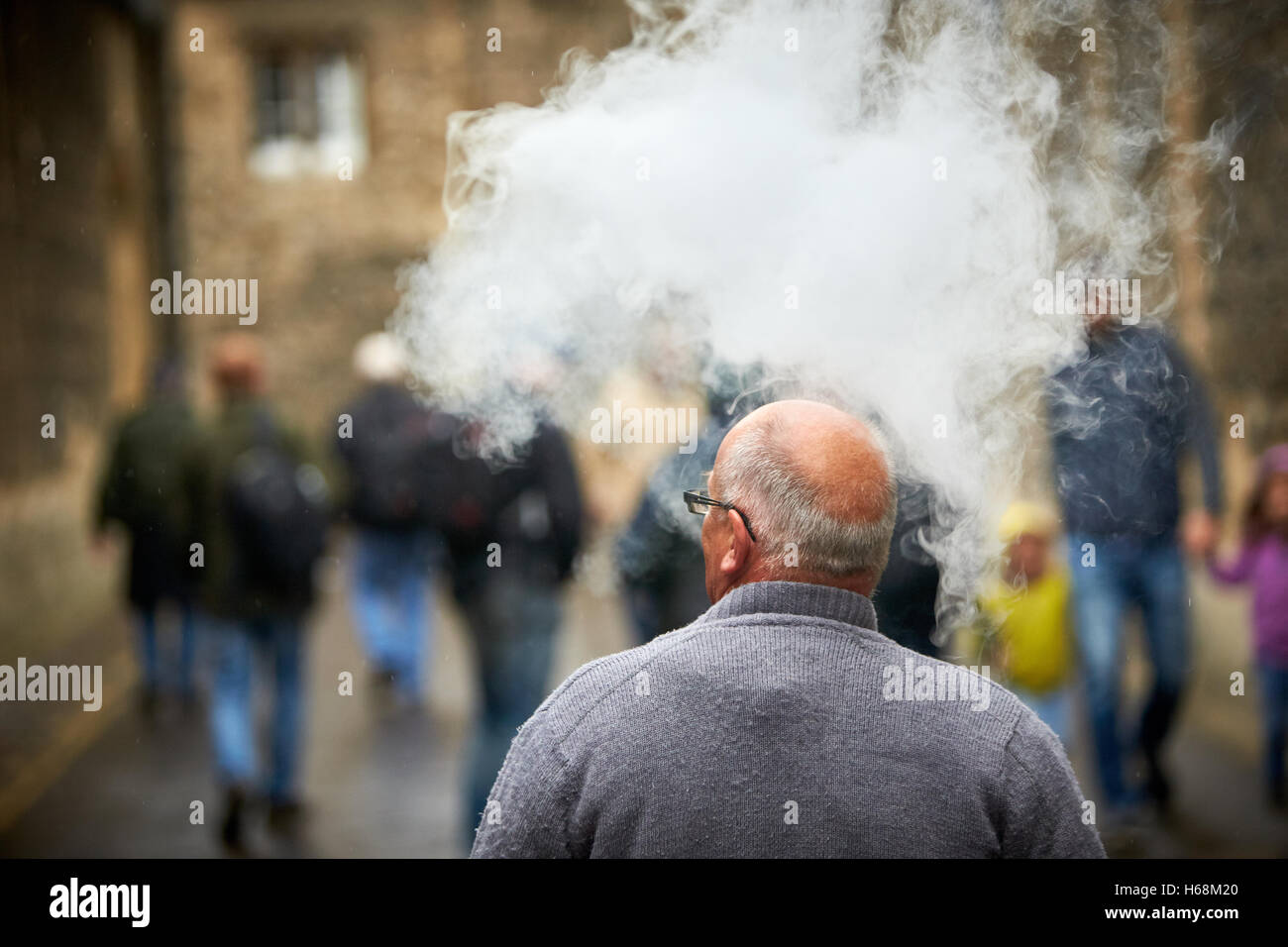 A man vaping Stock Photo - Alamy