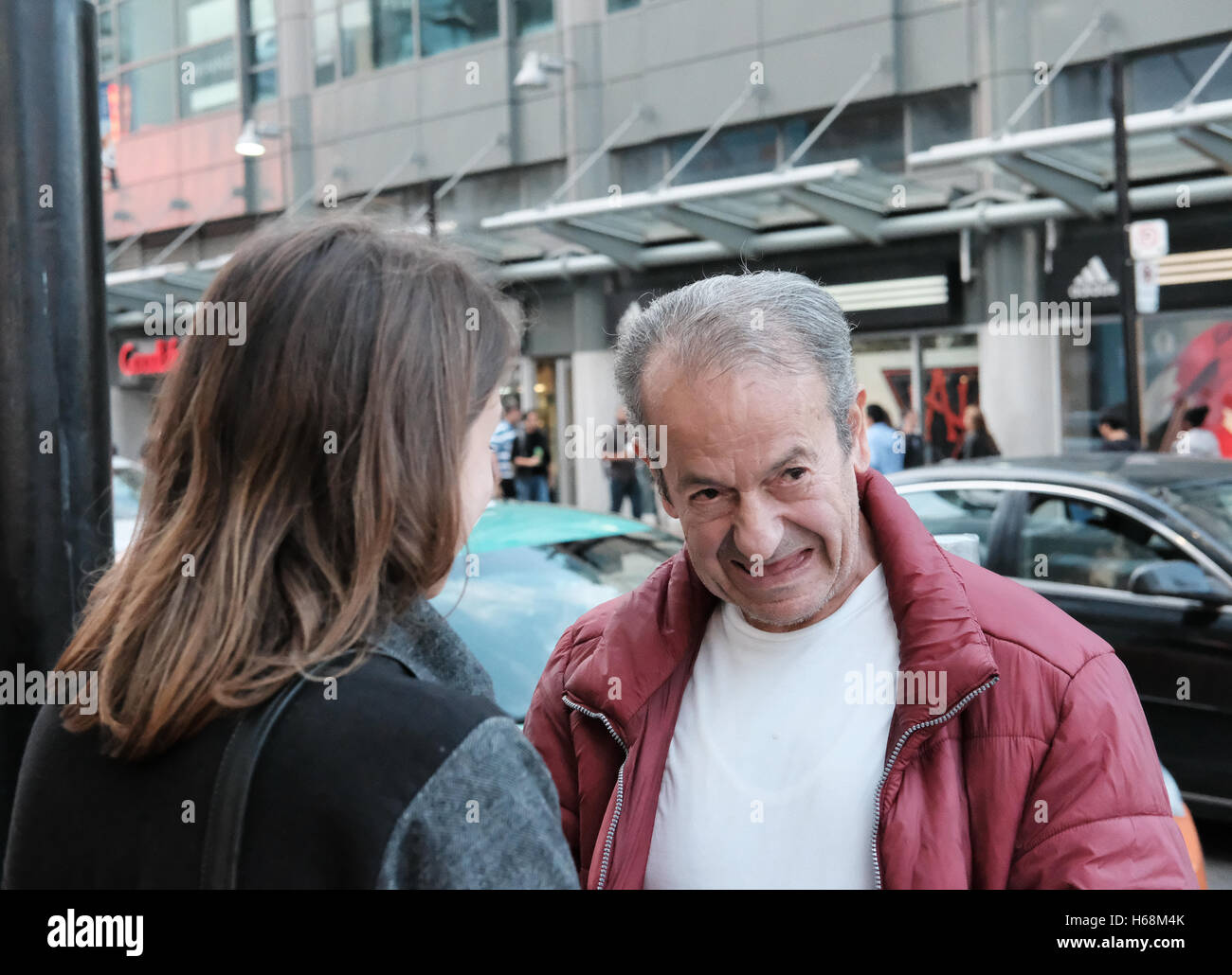 Oap woman young man hi-res stock photography and images - Alamy