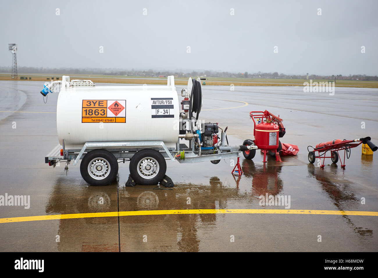 Fuel bowser for the Thames Valley and Chiltern Air Ambulance at its ...