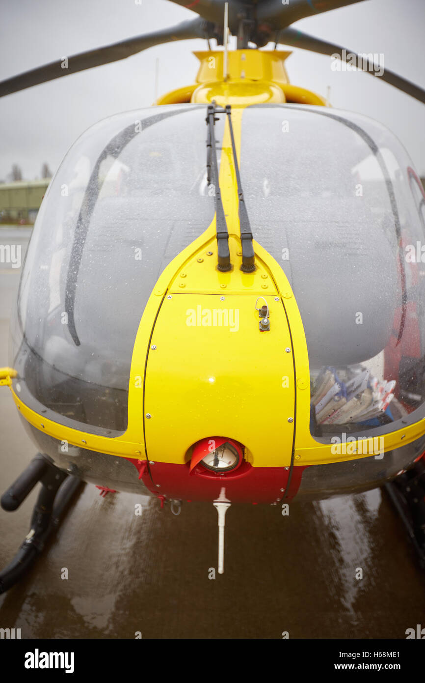The Thames Valley and Chiltern Air Ambulance at its base in RAF Benson ...
