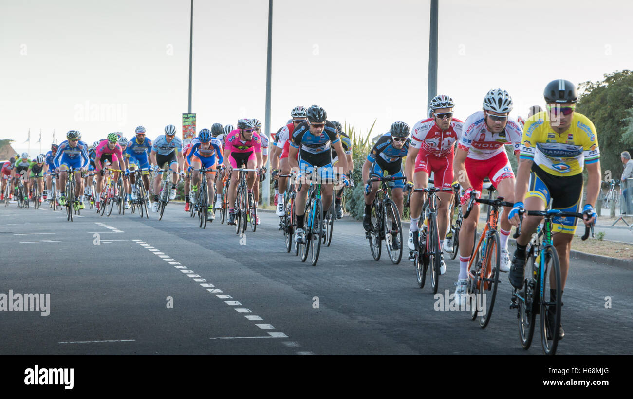 Saint Hilaire de Riez, France - August 10, 2016 : competitors in a ...