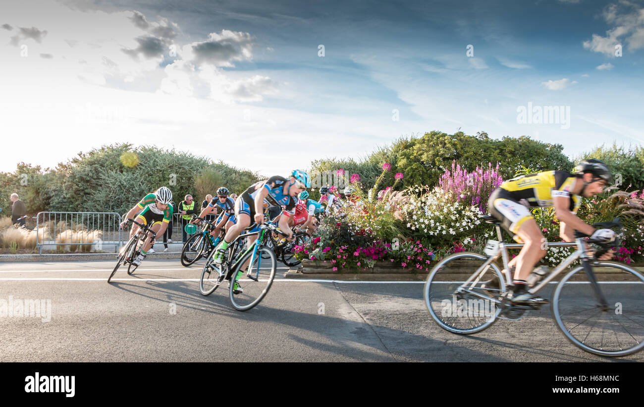 Saint Hilaire de Riez, France - August 10, 2016 : competitors in a ...