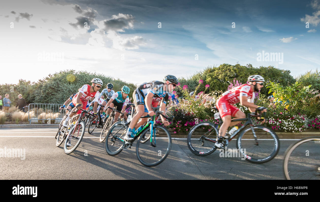 Saint Hilaire de Riez, France - August 10, 2016 : competitors in a ...