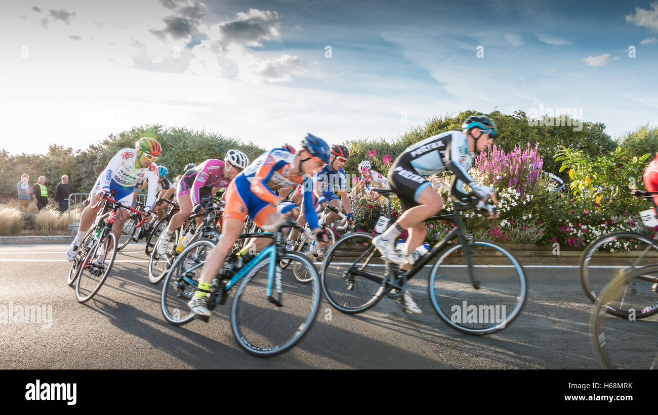 Saint Hilaire de Riez, France - August 10, 2016 : competitors in a ...