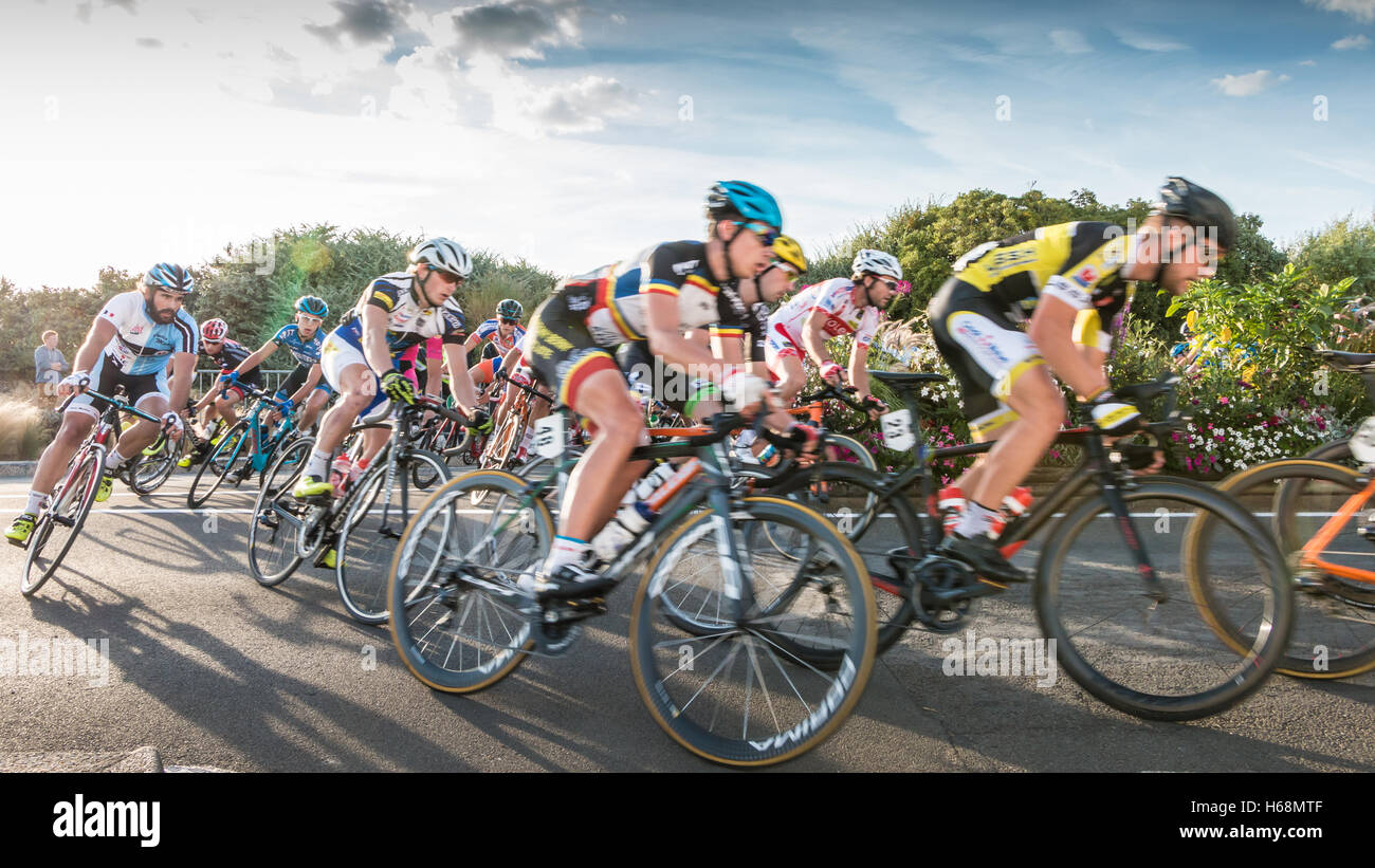 Saint Hilaire de Riez, France - August 10, 2016 : competitors in a ...