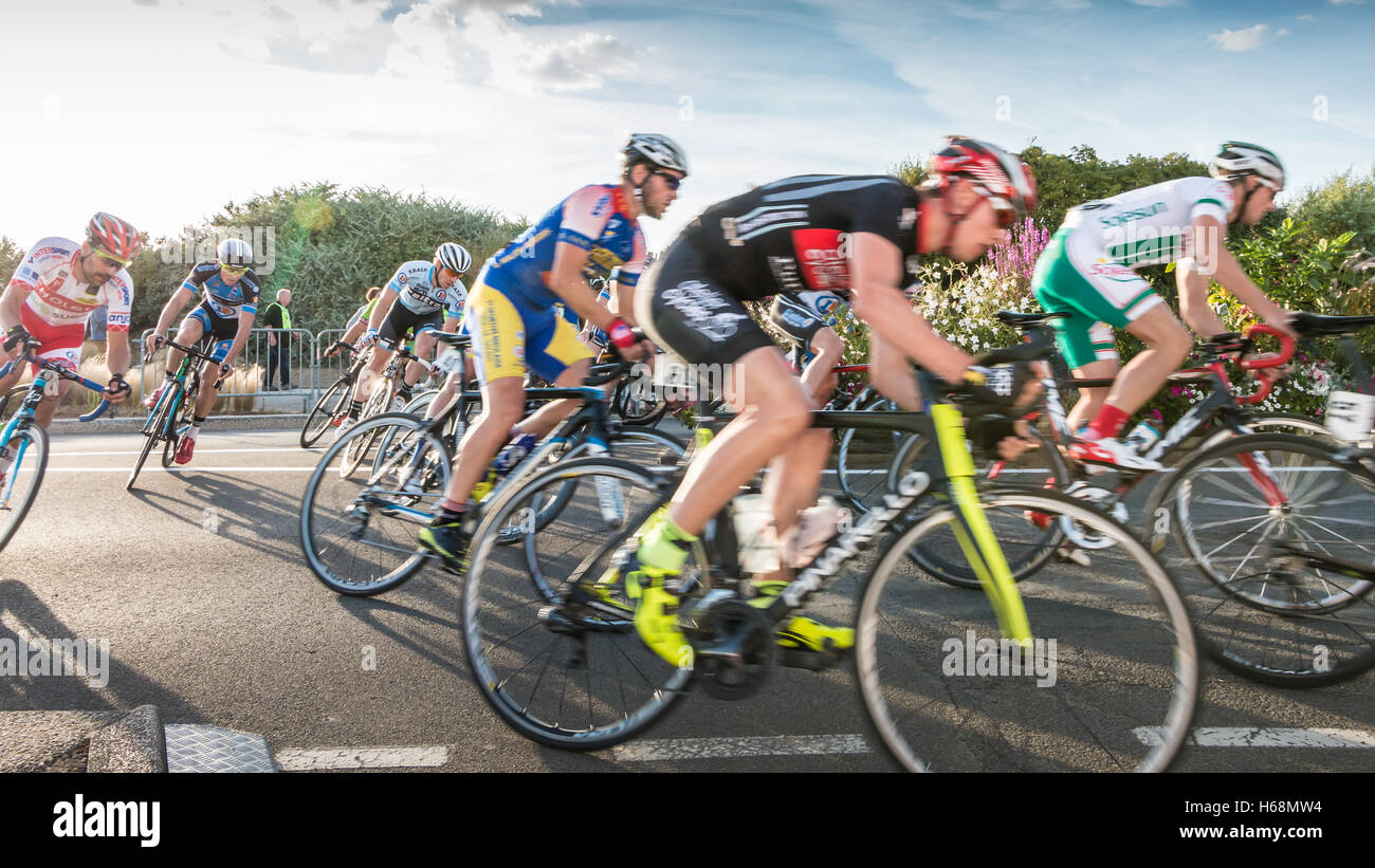 Saint Hilaire de Riez, France - August 10, 2016 : competitors in a ...