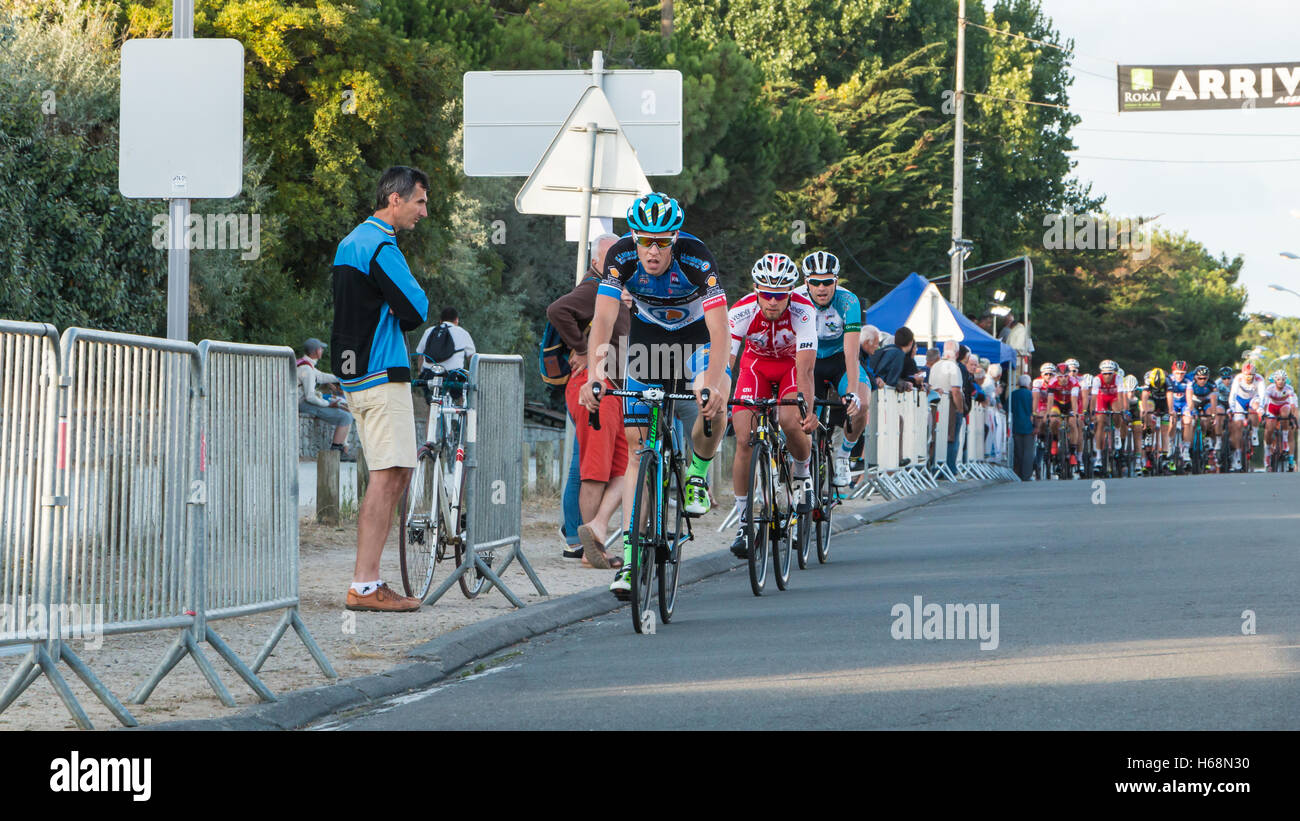 Saint Hilaire de Riez, France - August 10, 2016 : competitors in a ...