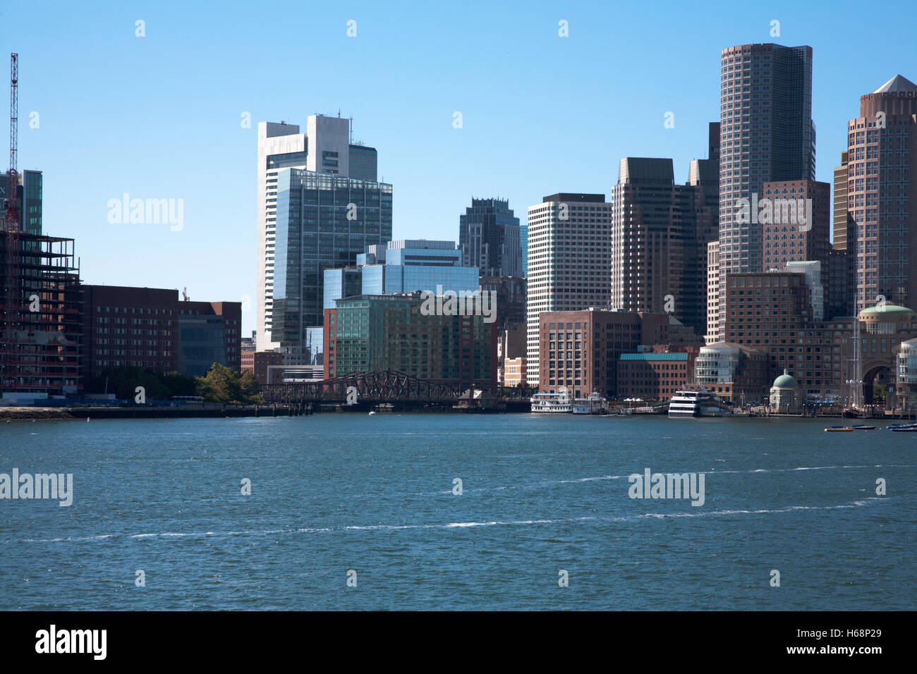 High Rise office buildings The Waterfront Boston Massachusetts USA ...