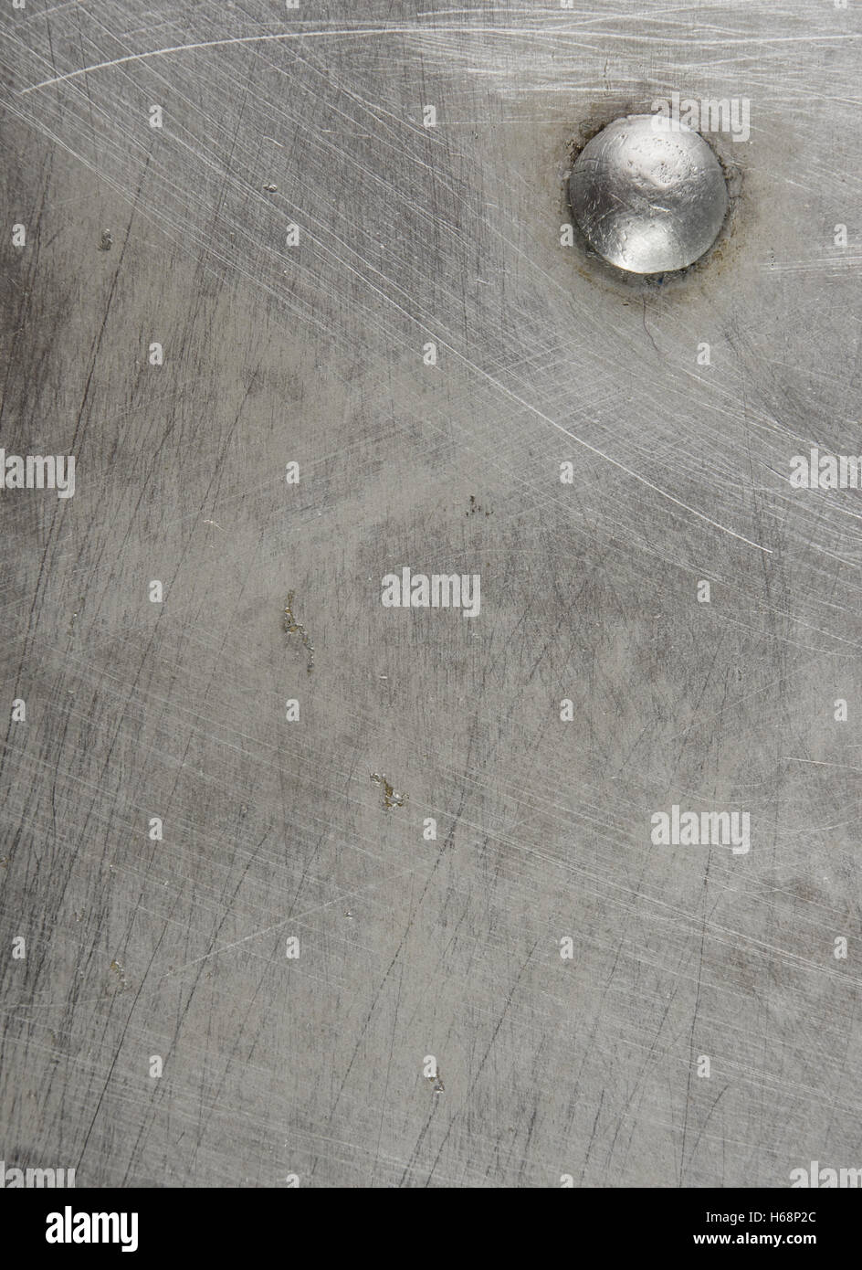 texture of the old aluminum surface with rivets, corrosion, scratches ...