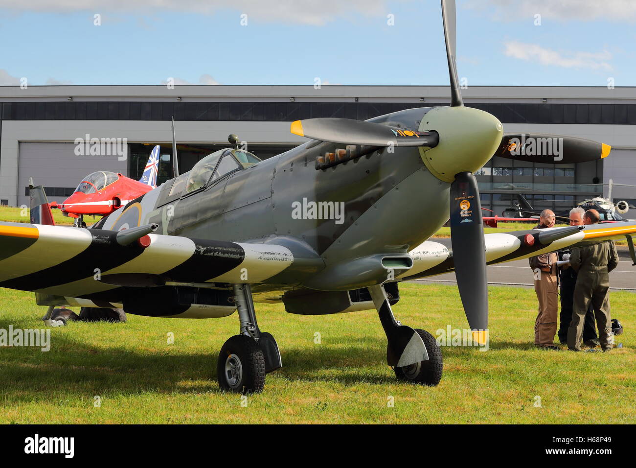 Supermarine Spitfire at Biggin Hill Air Show, Bromley, UK Stock Photo ...