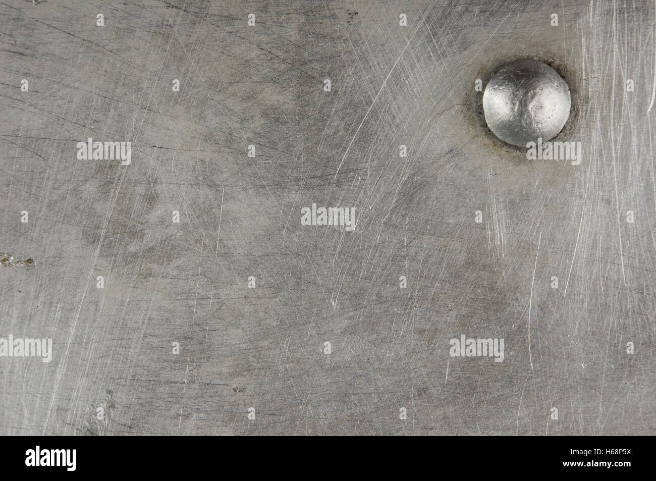 texture of the old aluminum surface with rivets, corrosion, scratches ...