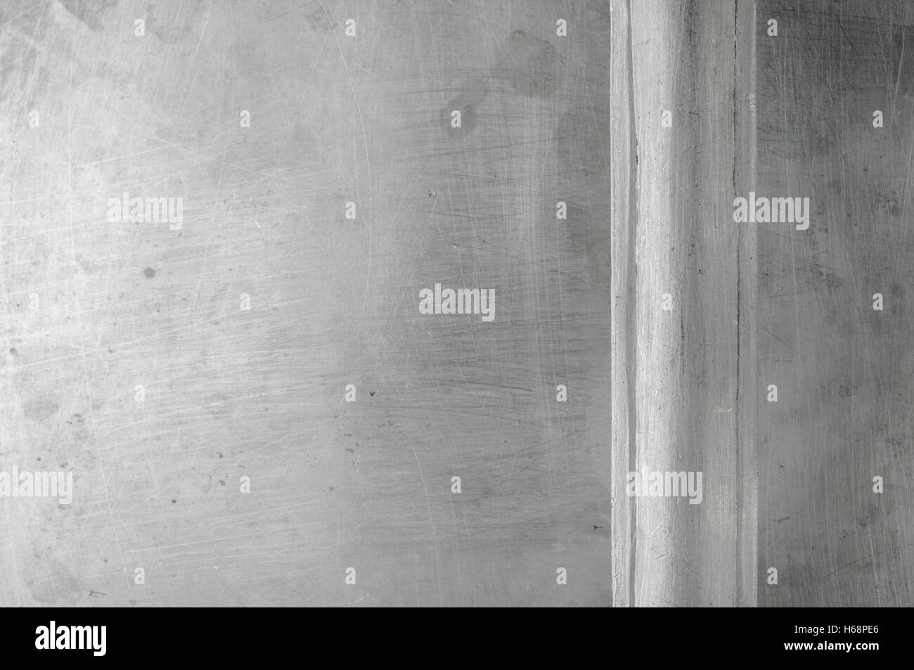 texture of the old aluminum surface with rivets, corrosion, scratches ...