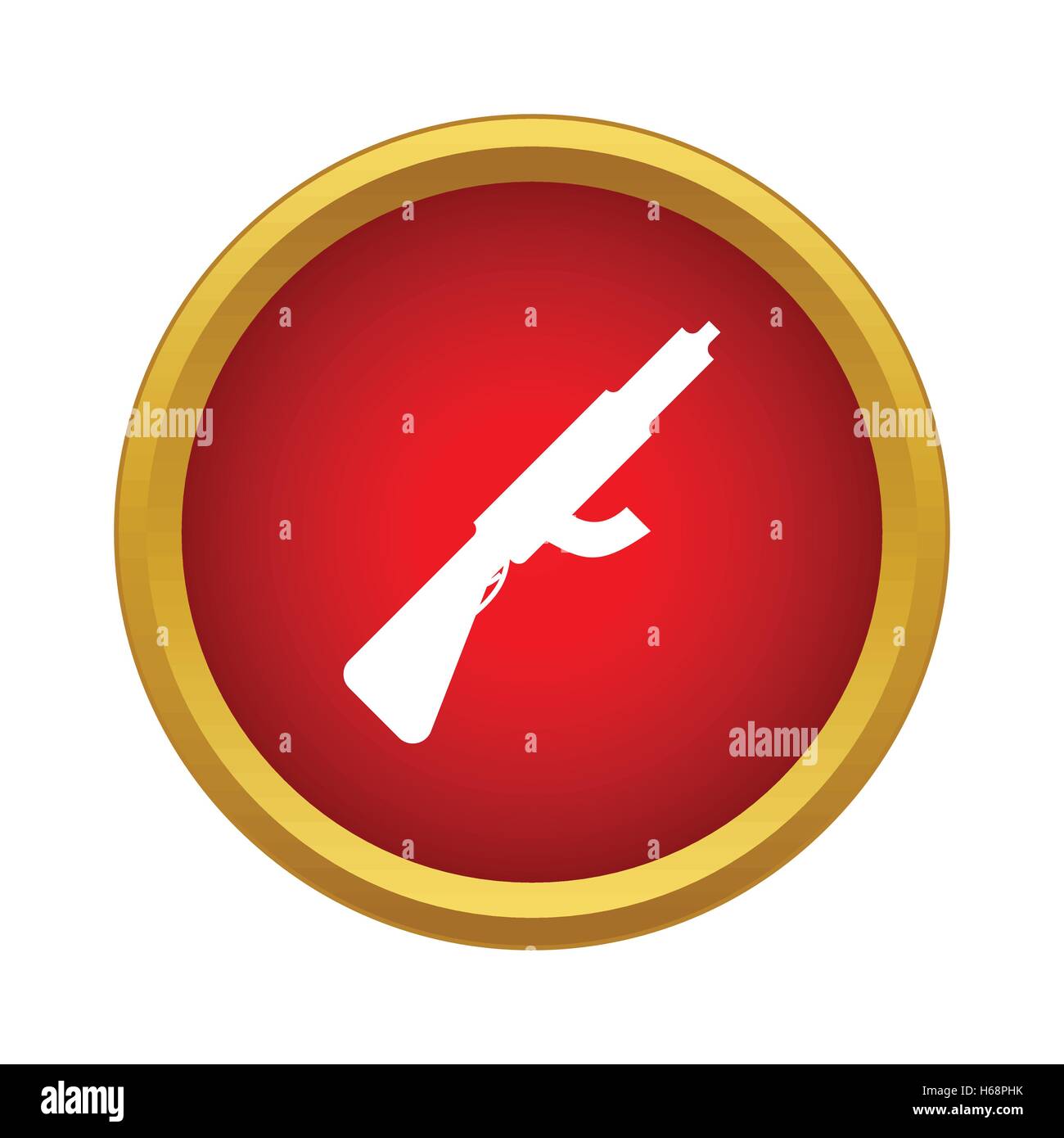 Assault rifle trigger red Cut Out Stock Images & Pictures - Alamy