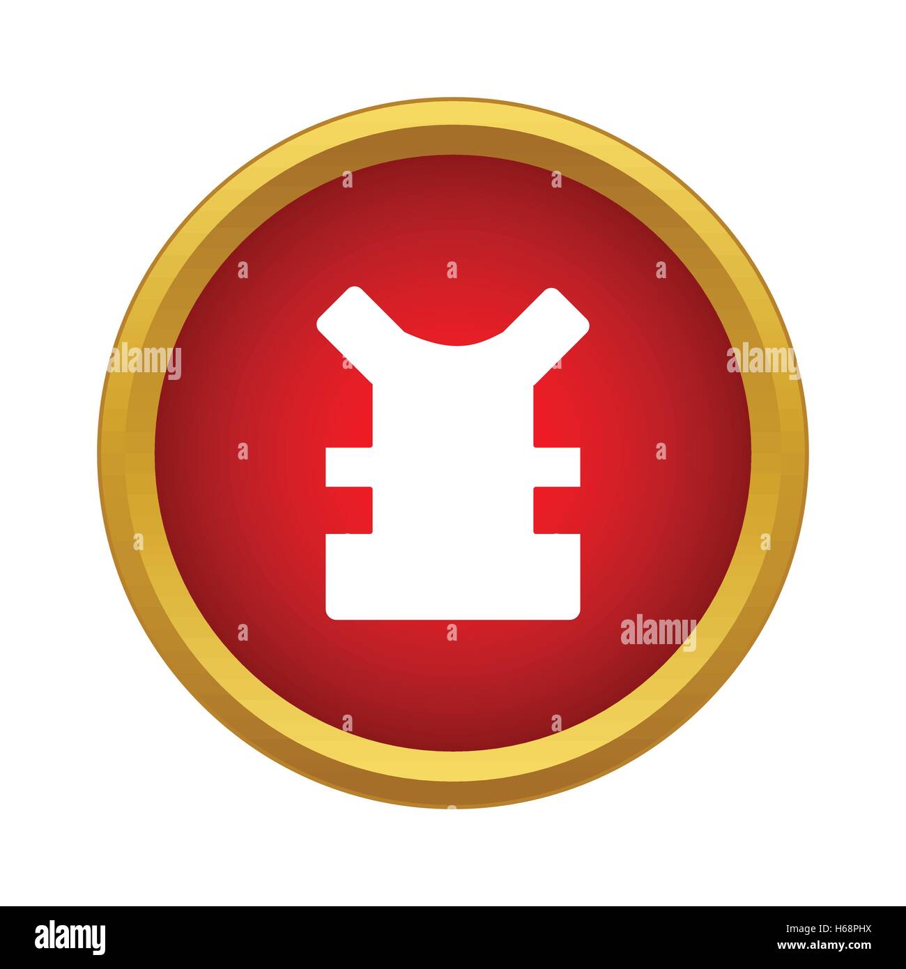 Bulletproof icon in simple style Stock Vector Image & Art - Alamy