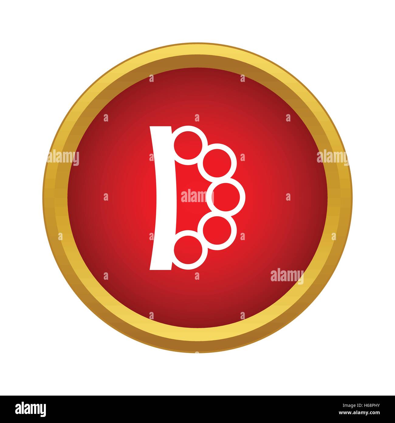 Knuckledusters icon in simple style Stock Vector Image & Art - Alamy