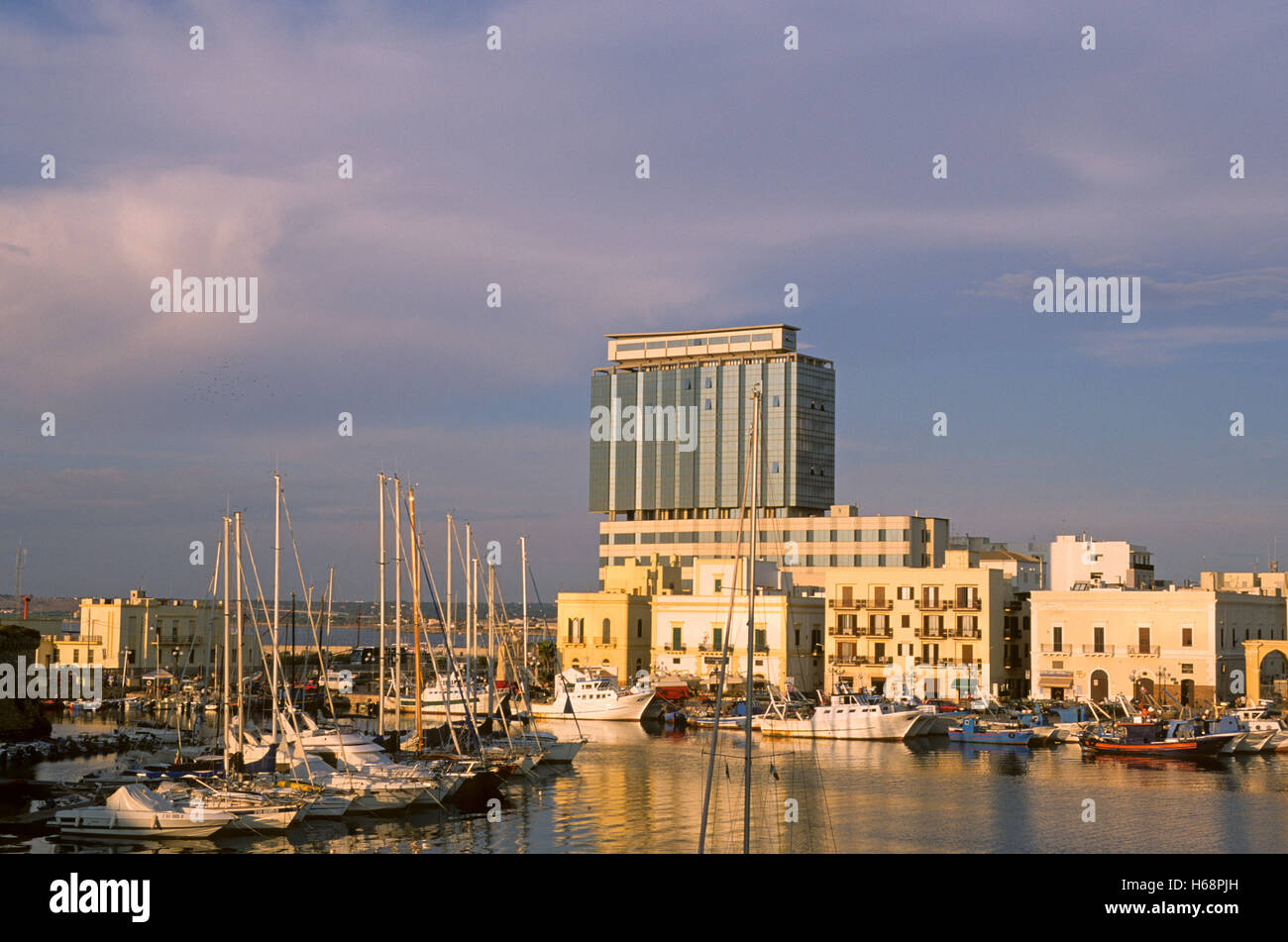 Gallipoli, fishing port and marina, Salento, Puglia, Italy Stock Photo ...