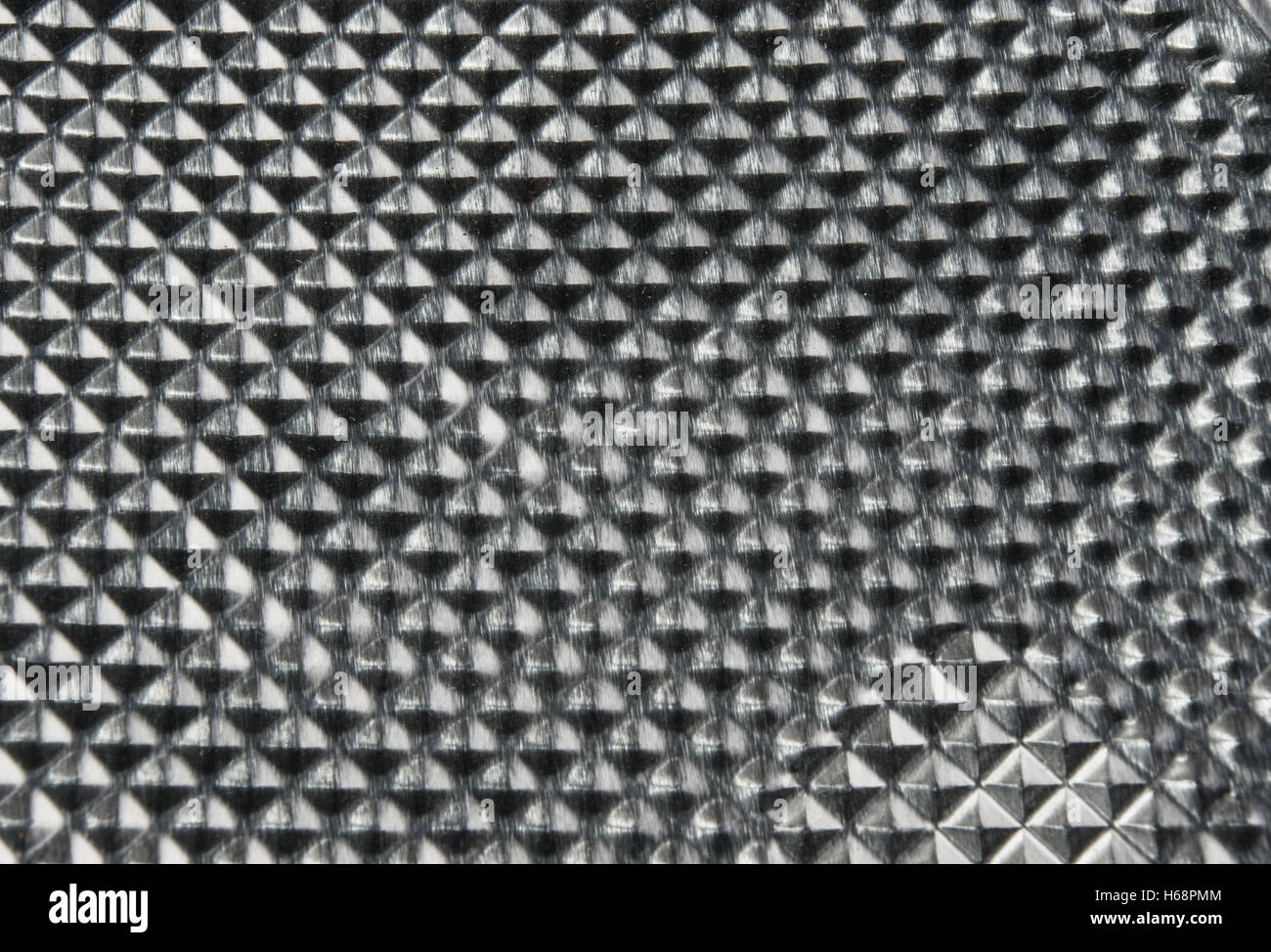 texture of the aluminum surface with pyramidal cells Stock Photo - Alamy
