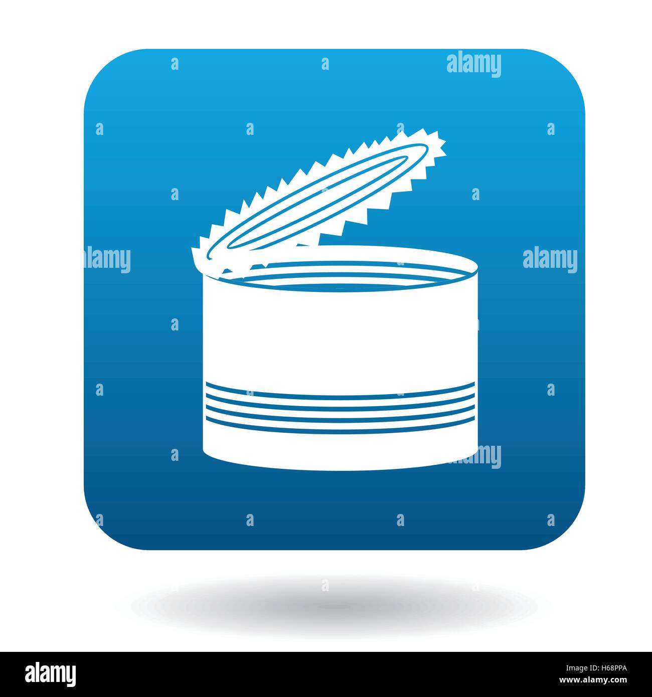 Crumpled tin can Stock Vector Images - Alamy