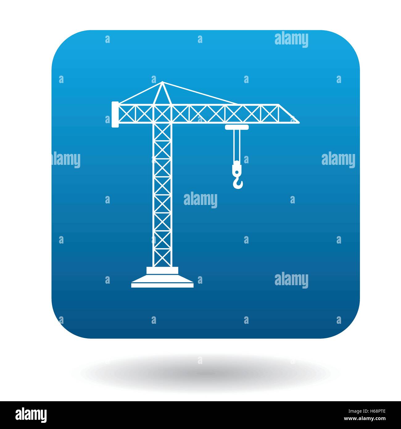 Crane icon in simple style Stock Vector Image & Art - Alamy